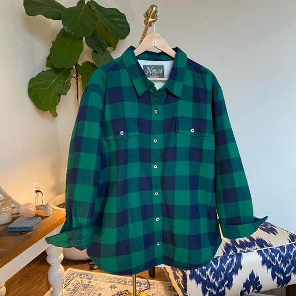 Bass Pro Shops | Jackets & Coats | Worn Once Buffalo Check Sherpa Lined ...